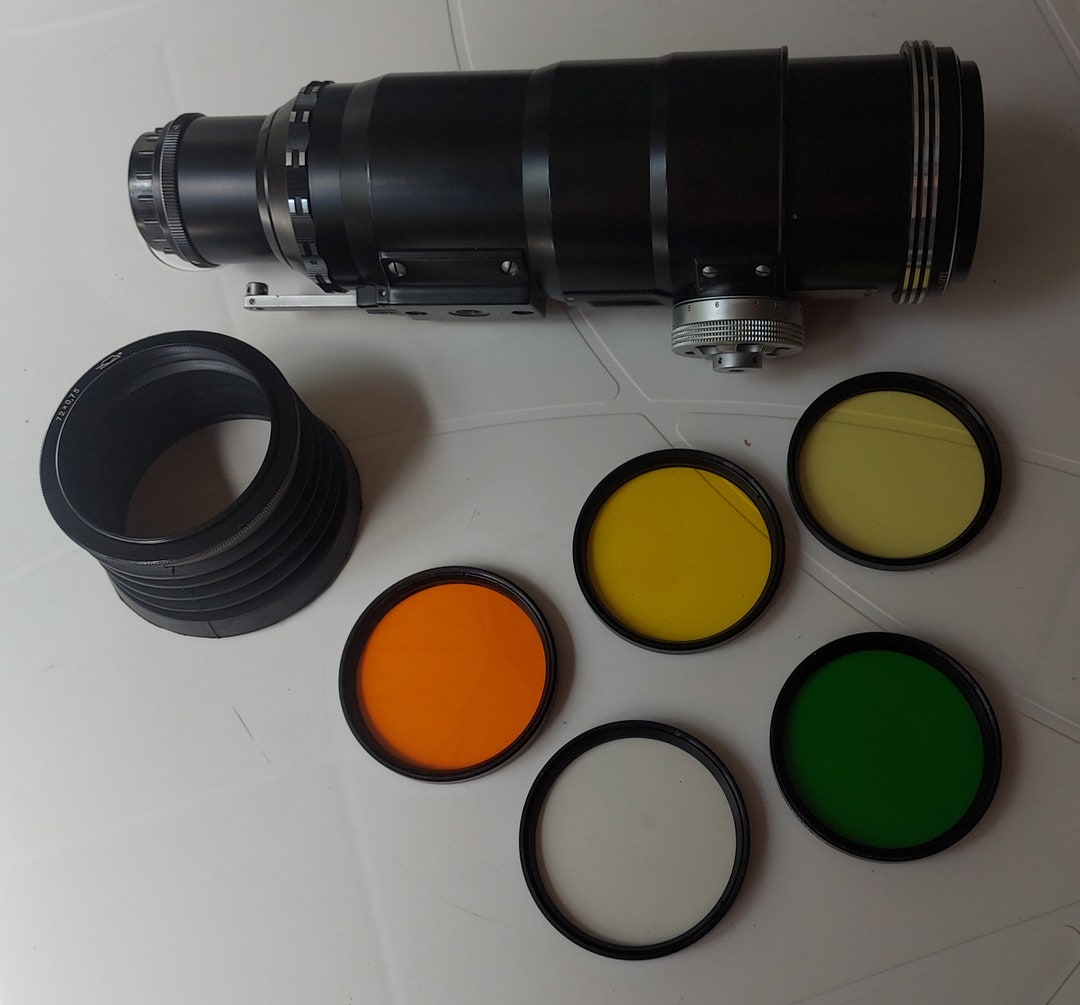 Vintage Very Rare Super Telephoto Lens Tair-3-phs 4.5/300 Mm With Fixed ...
