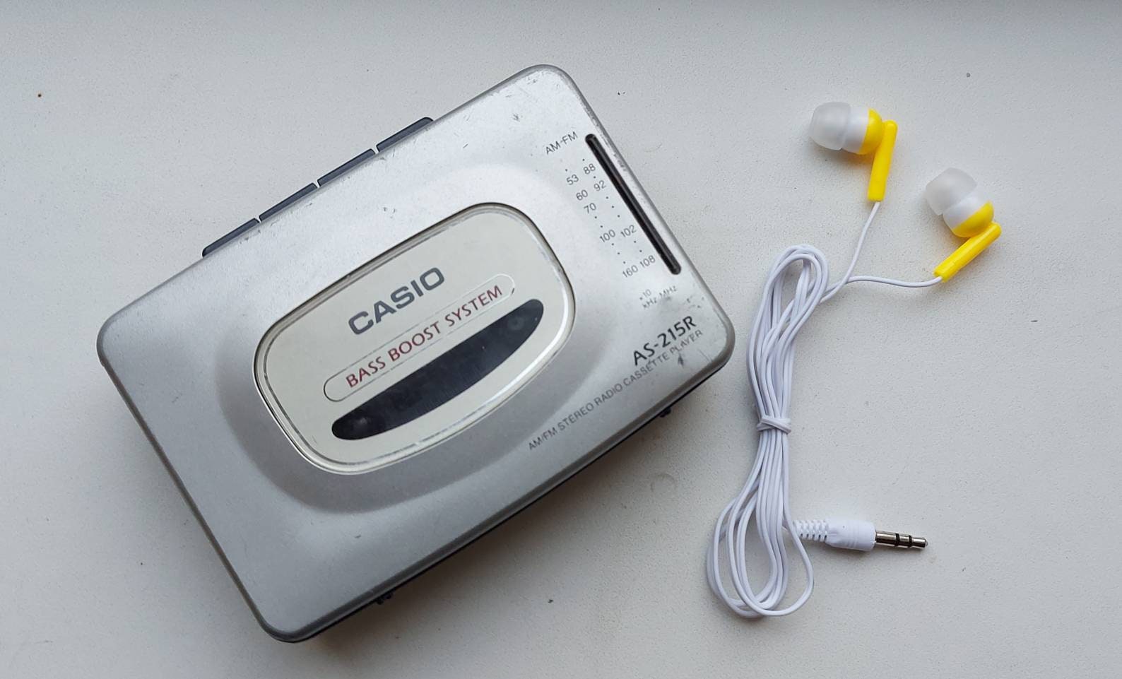 Rare CASIO-AS215R Cassette Player With AM/FM Radio Japan With - Etsy