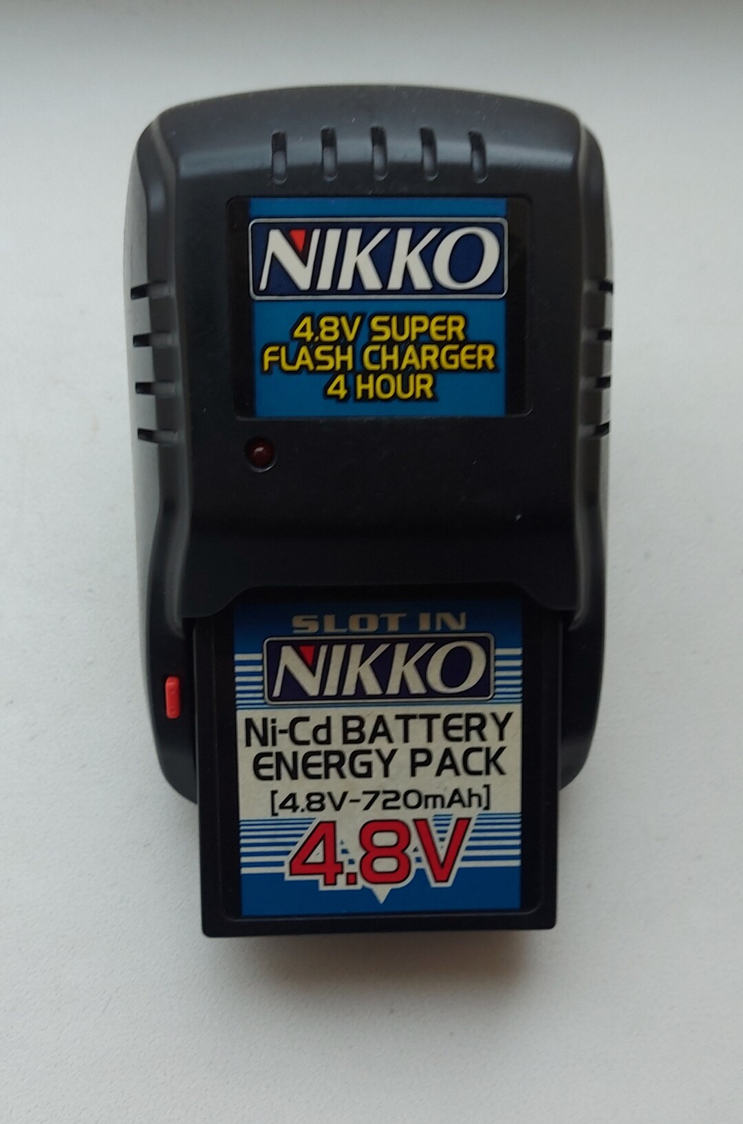 Rare Original NIKKO 4.8V Super Flash Charger and a Ni-cd BATTERY Energy ...