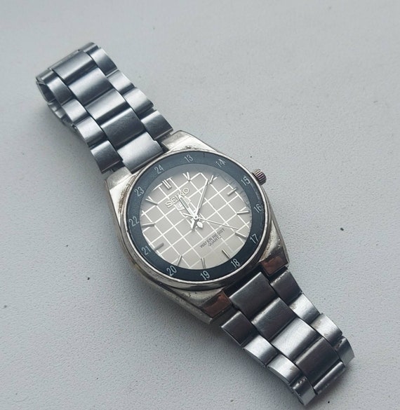 Vintage wristwatch Seiko 5 "Cages" quartz - Gem