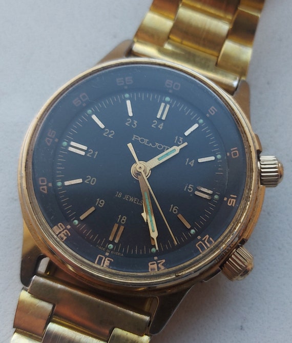 Poljot, Signal, Vintage Soviet, Mechanical, Wrist Wat… - Gem