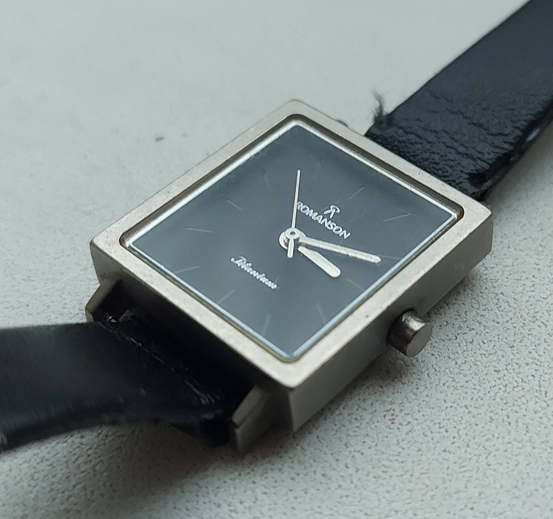 Stylish Women's Watch ROMANSON DL2133L BLACK - Etsy