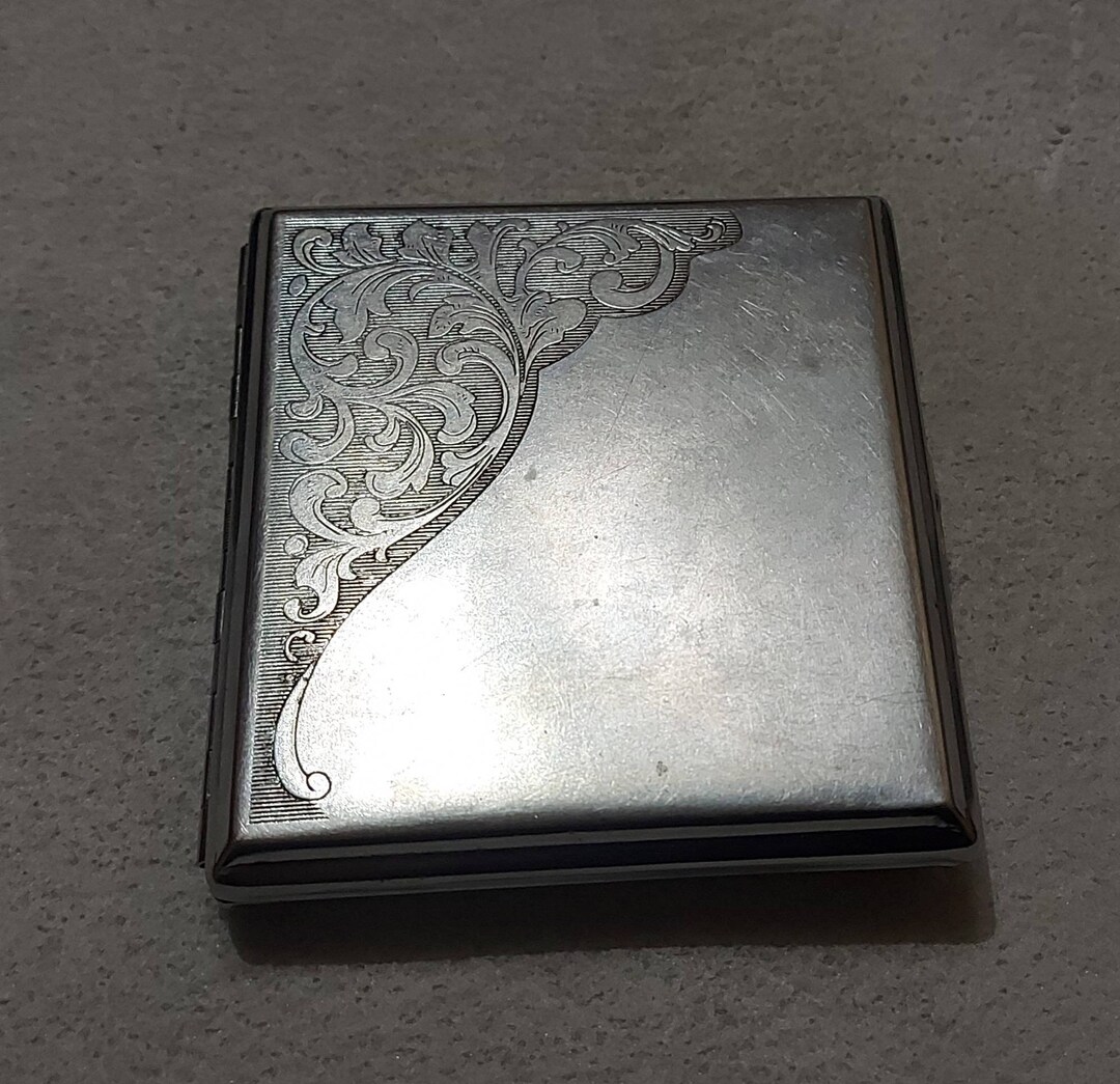 Excellent Soviet Vintage Steel Cigarette Case - Etsy