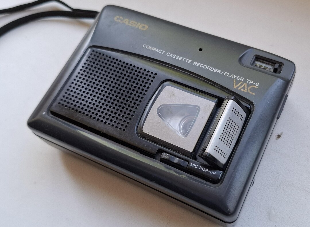 Excellent CASIO TP-6 Vintage Cassette Recorder - Etsy