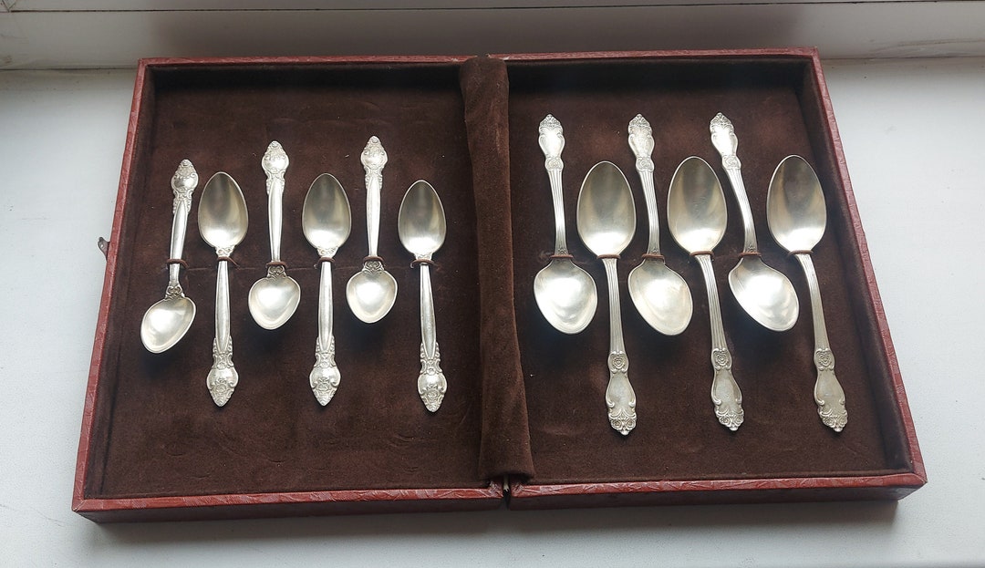 Excellent Cupronickel (melchior) Set of the USSR of 6 Vintage Tea ...