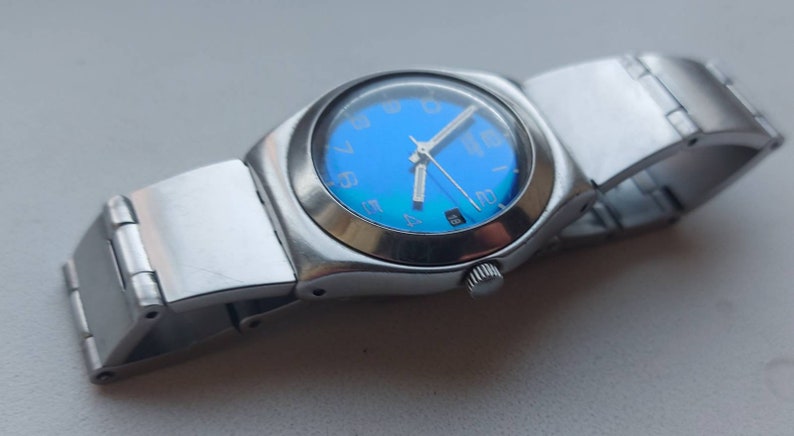 Vintage Quartz Watch SWATCH IRONY V8 - Etsy