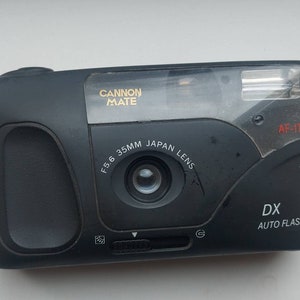 Rare Film Camera Canon Mate DX Auto Flash 35mm - Etsy