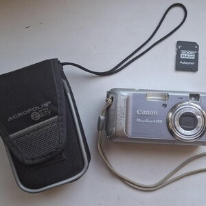 Vintage Canon Powershot A450 5.0 MP Digital Camera Silver/grey - Etsy