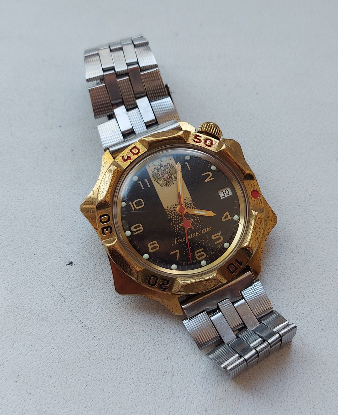 Vintage and Very Rare Wrist Watch Vostok - Komandirskie General's ...