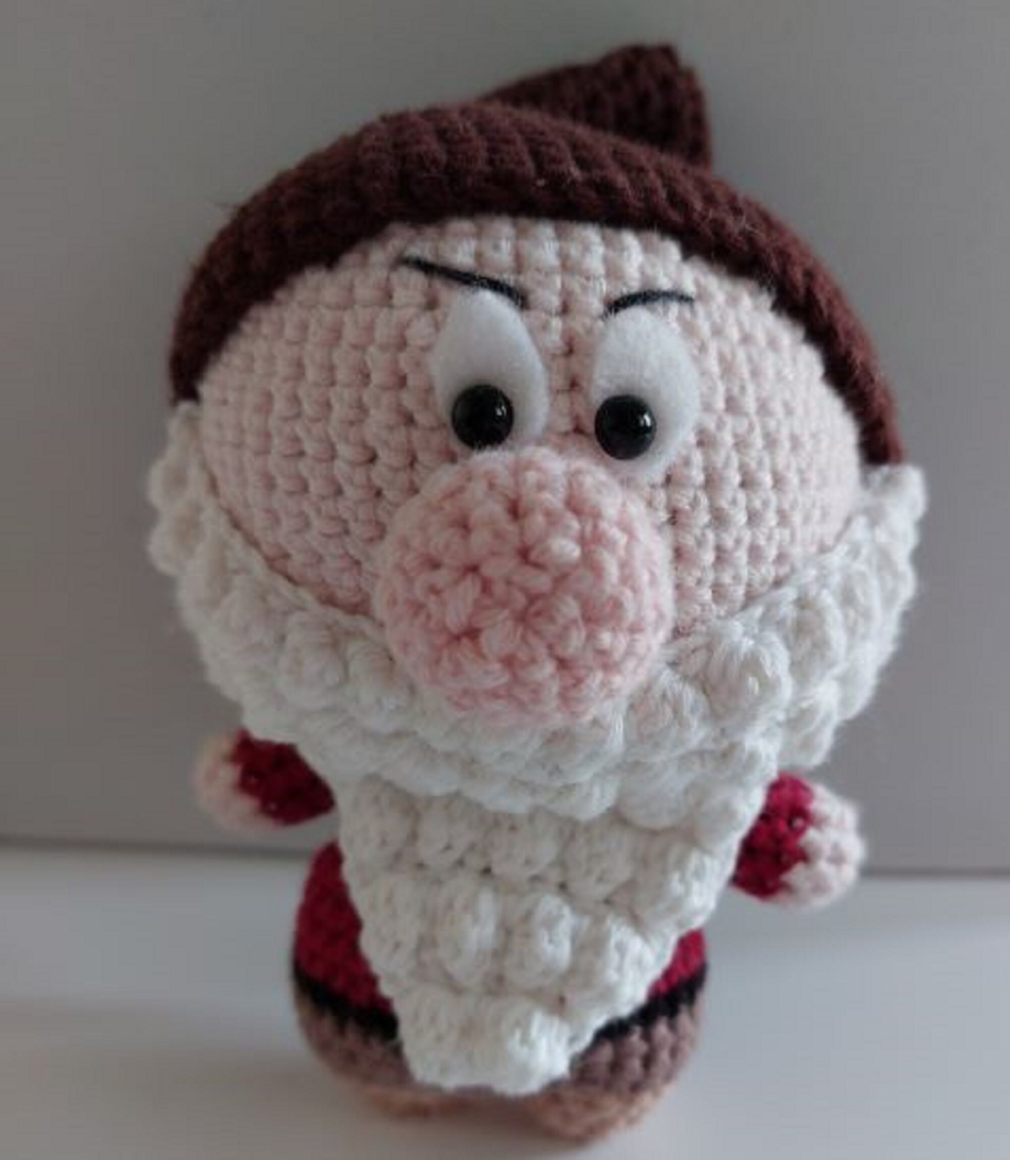 Crochet Dwarf Amigurumi Dwarf GRUMPY Plush Dwarf Great Gift - Etsy UK