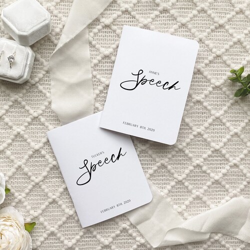 Wedding Toast Booklet Maid of Honor Toast Best Man Speech - Etsy