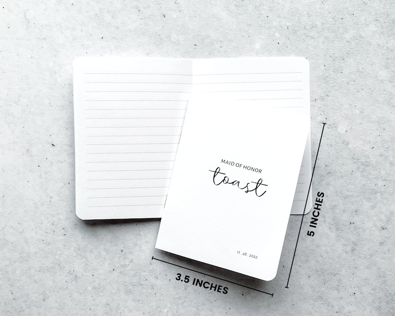 Wedding Toast Books Speech Book Wedding Gift Personalized - Etsy