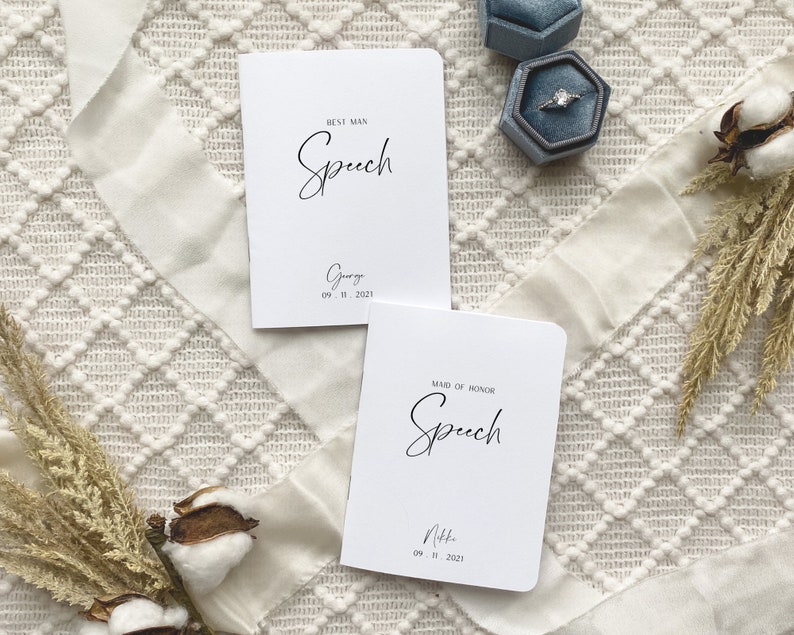 Wedding Toast Books Speech Book Wedding Gift Personalized | Etsy