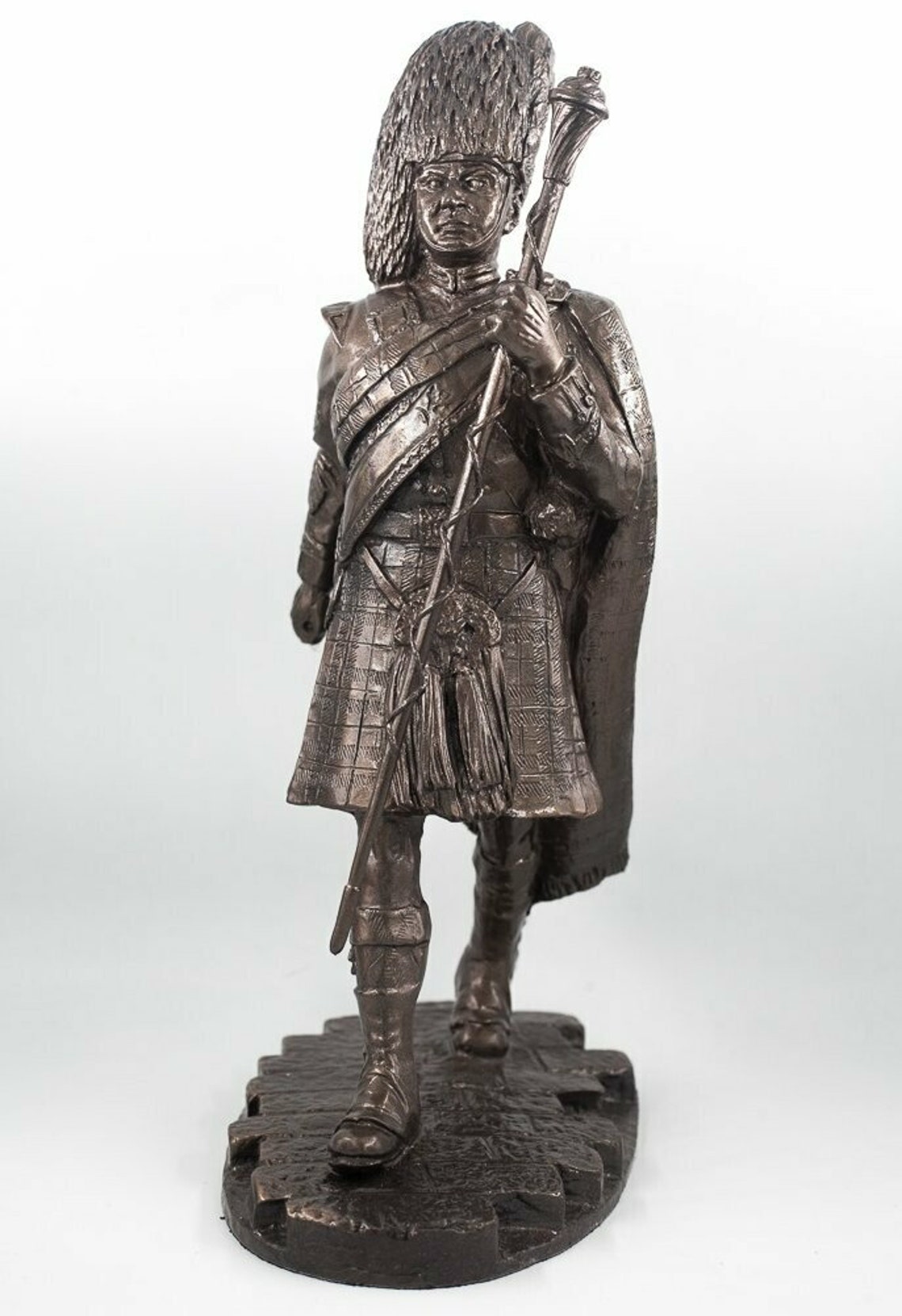 DRUM MAJOR STATUE, Statue, Drummer, Scottish, Military - Etsy UK