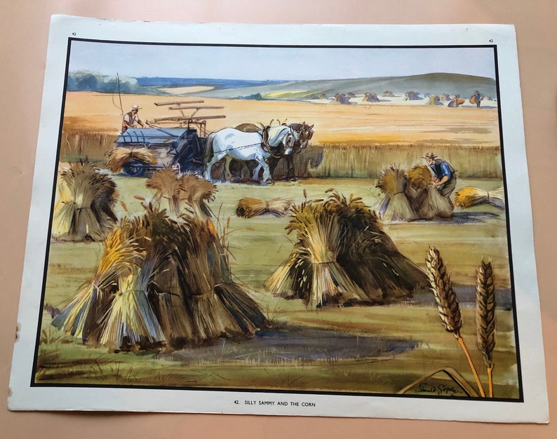 Impresión ilustrada de la década de 1950 Silly Sammy and the - Etsy México