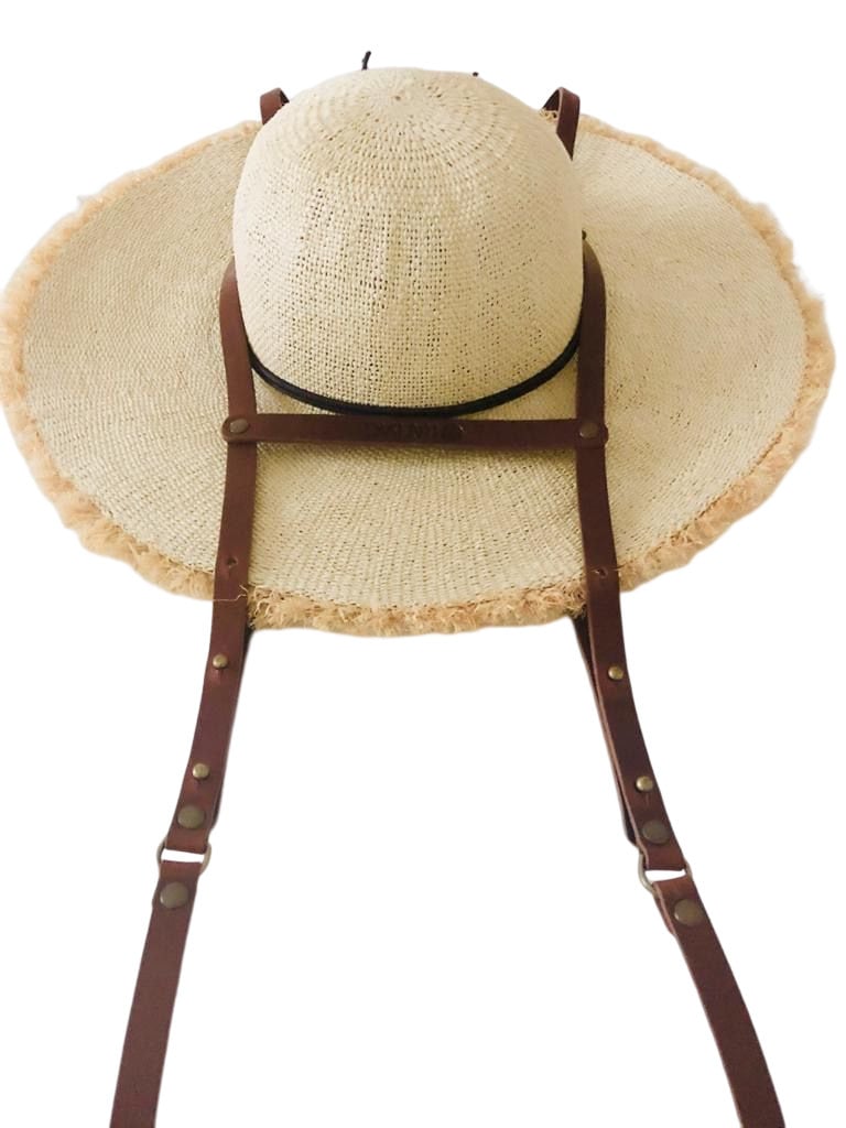 Hat Bag sevilla XL Hat Holder in Light Brown Leather for Large Hats ...