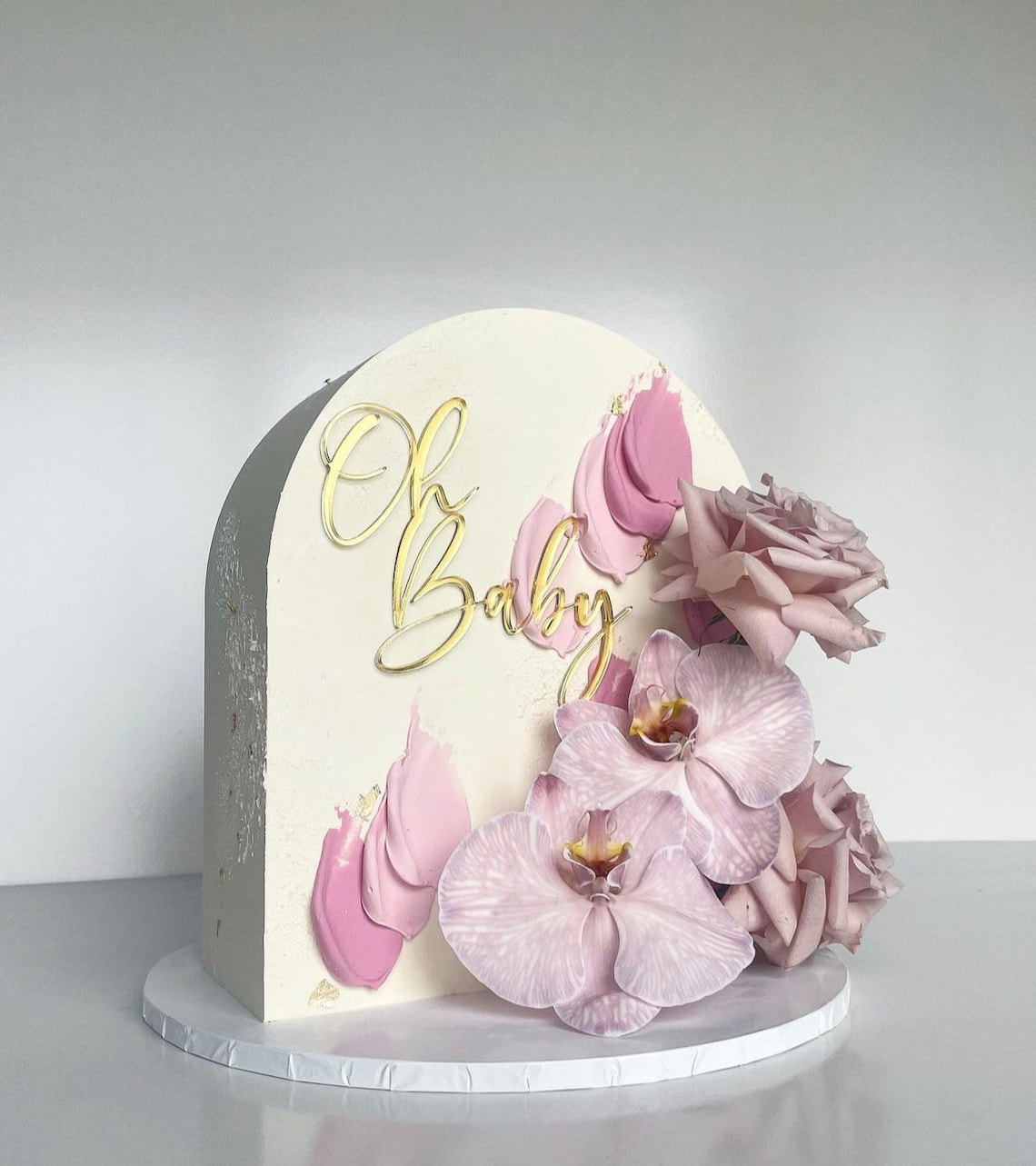 Original Arch Cake Shaper Acrylic Cake Guide Ganache Buttercream Plates ...