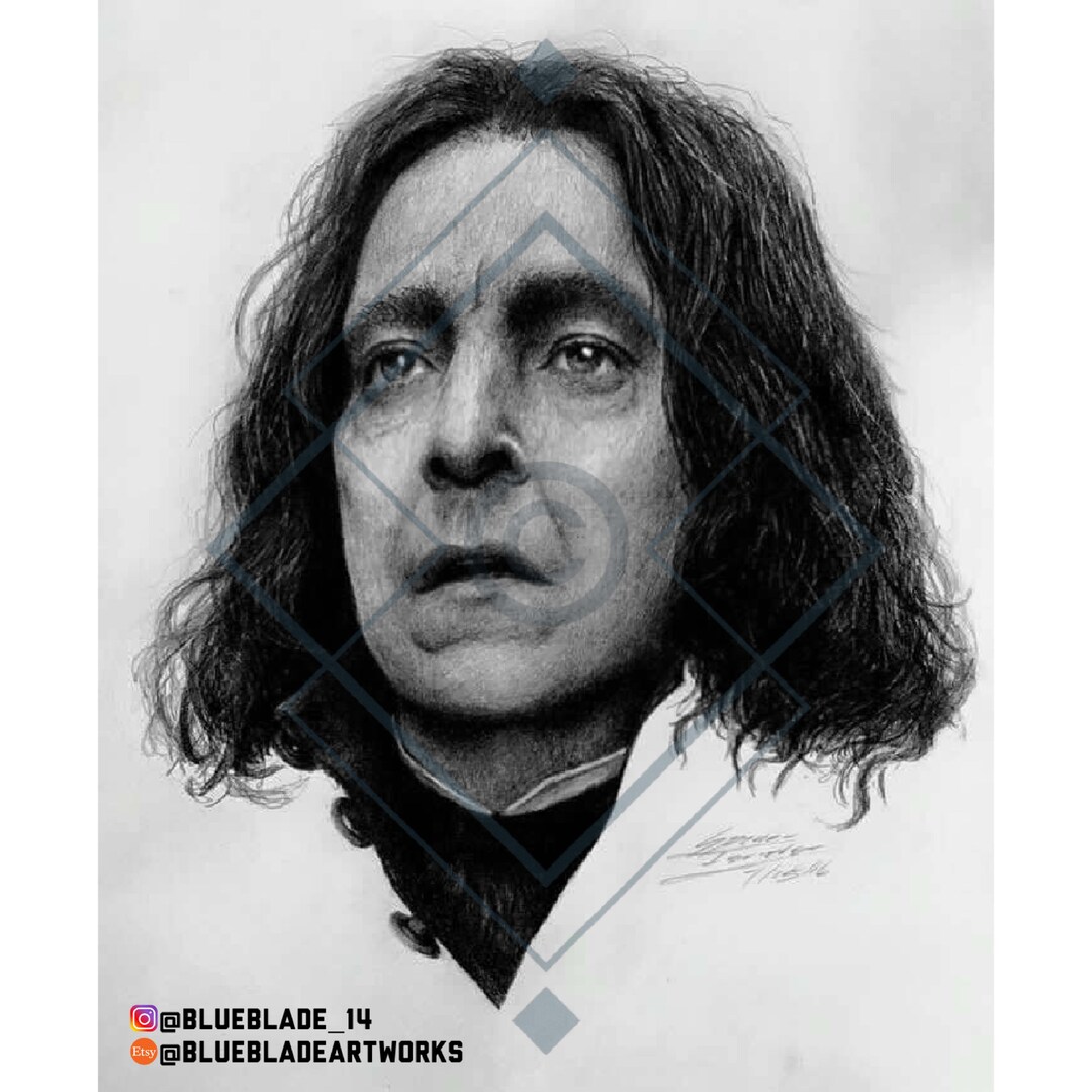 PRINT Severus Snape - Etsy