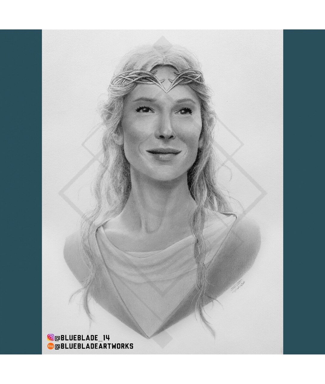 PRINT Galadriel - Etsy