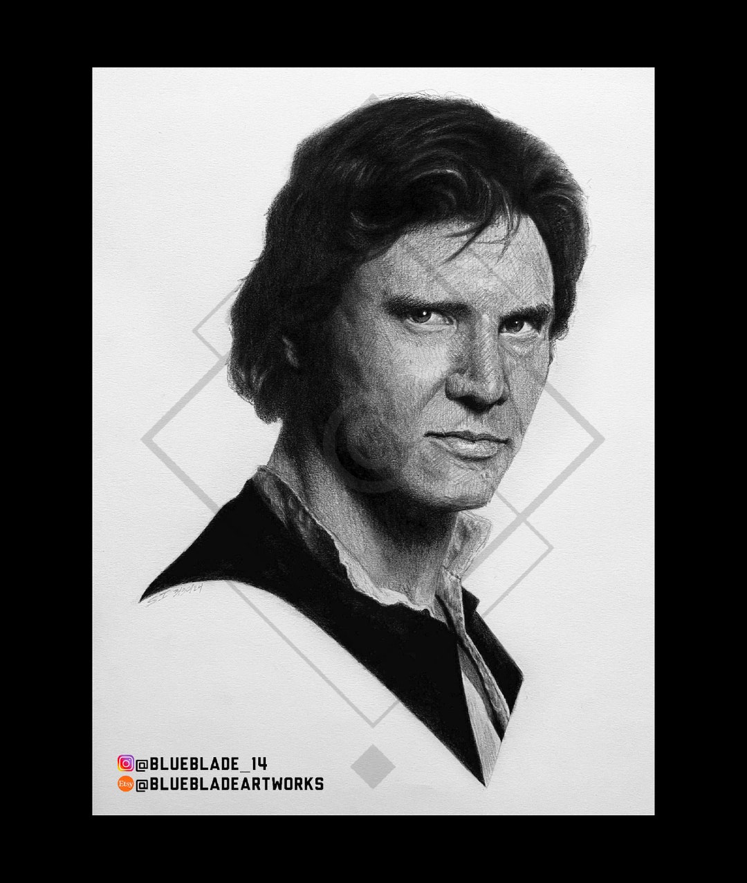 PRINT Han Solo - Etsy