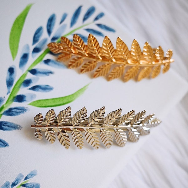 Fern Leaf Hair Pins - Etsy
