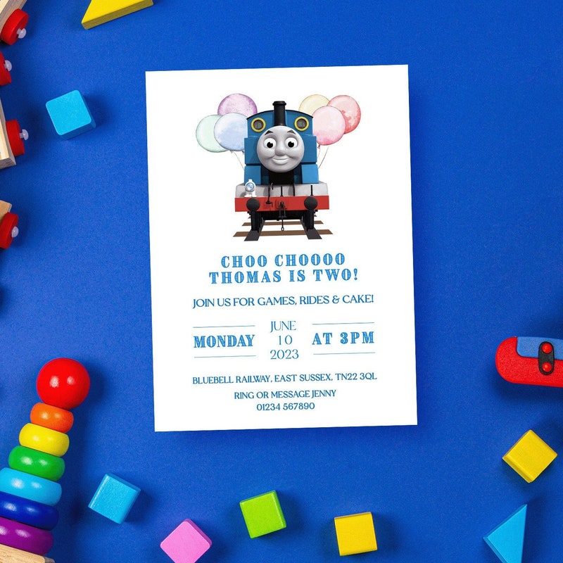 Thomas Invitation - Etsy