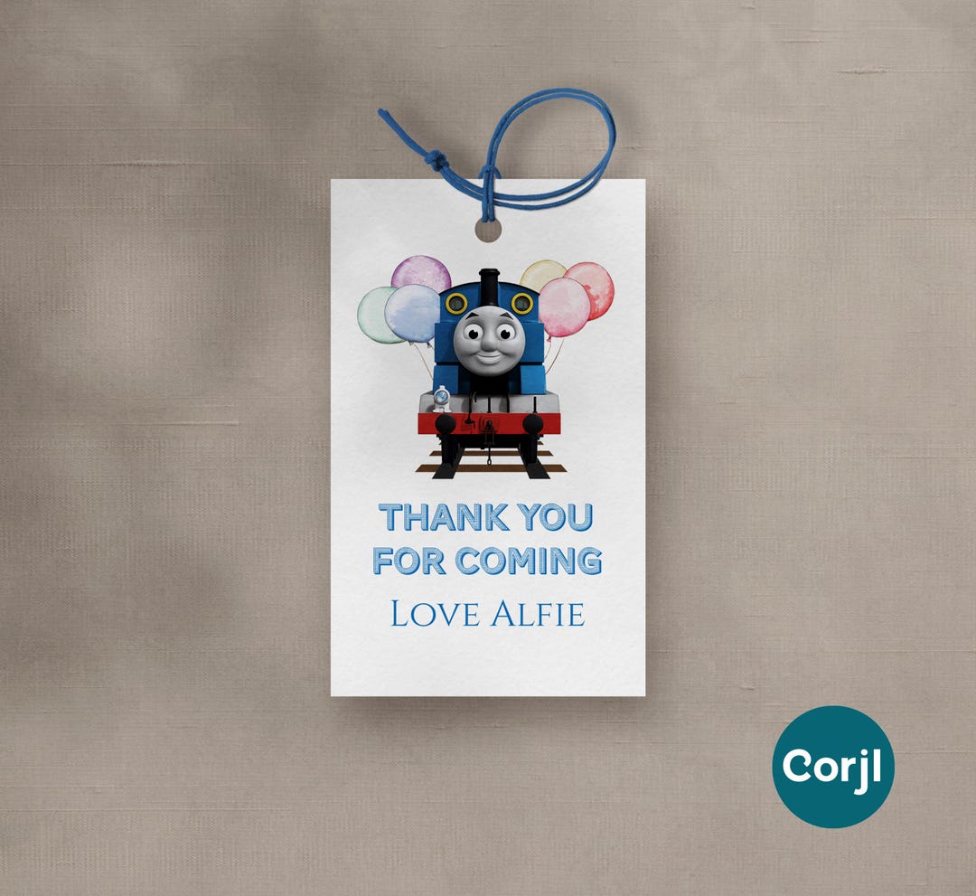 EDITABLE: Thomas the Tank Engine Gift Tags, for Thomas and Friends ...