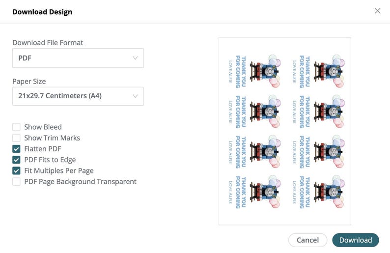 Thomas the Tank Engine Gift Tags, for Thomas and Friends Train Themed ...