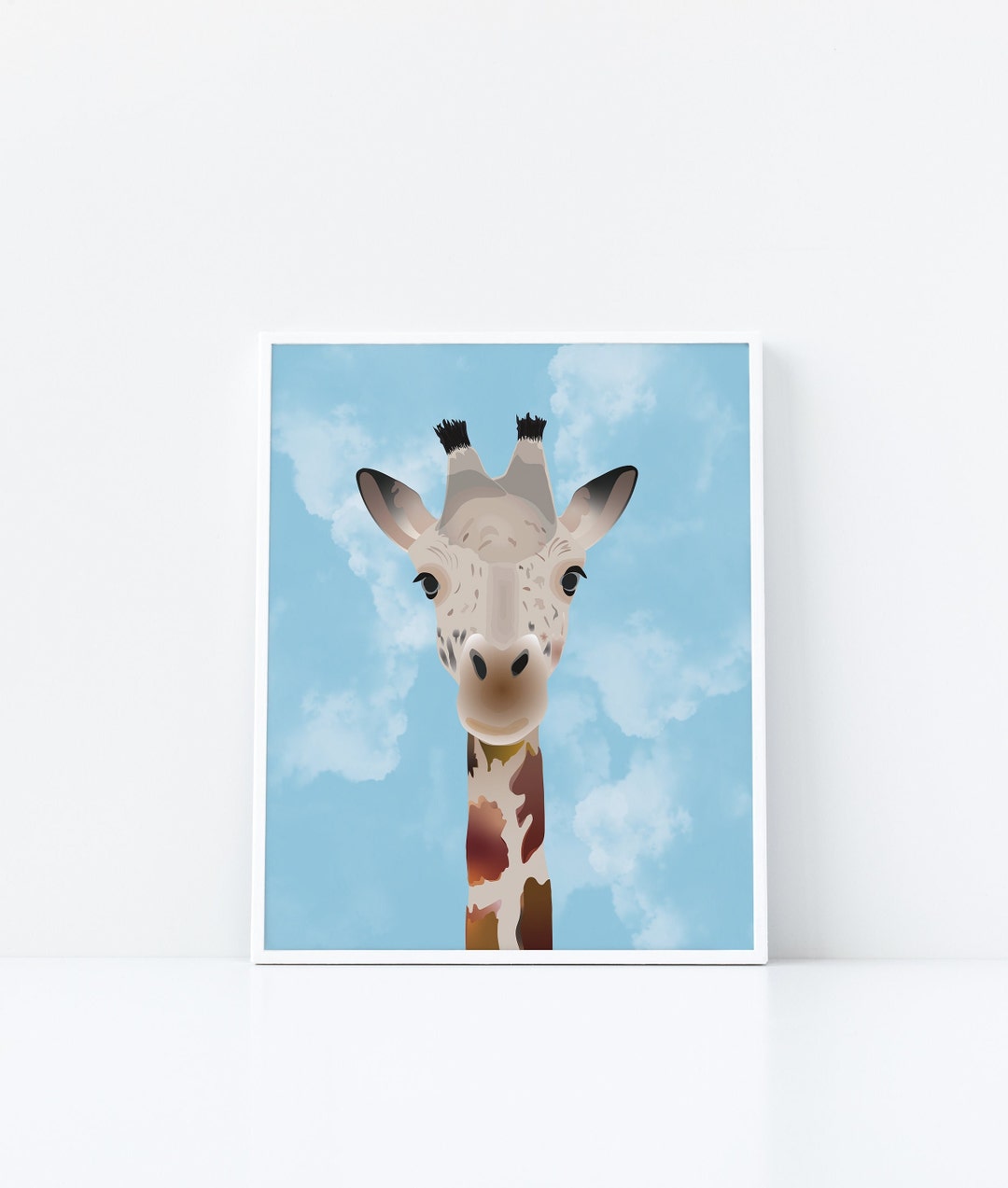Giraffe Print • Gerry the Giraffe Print • Giraffe Nursery Print ...