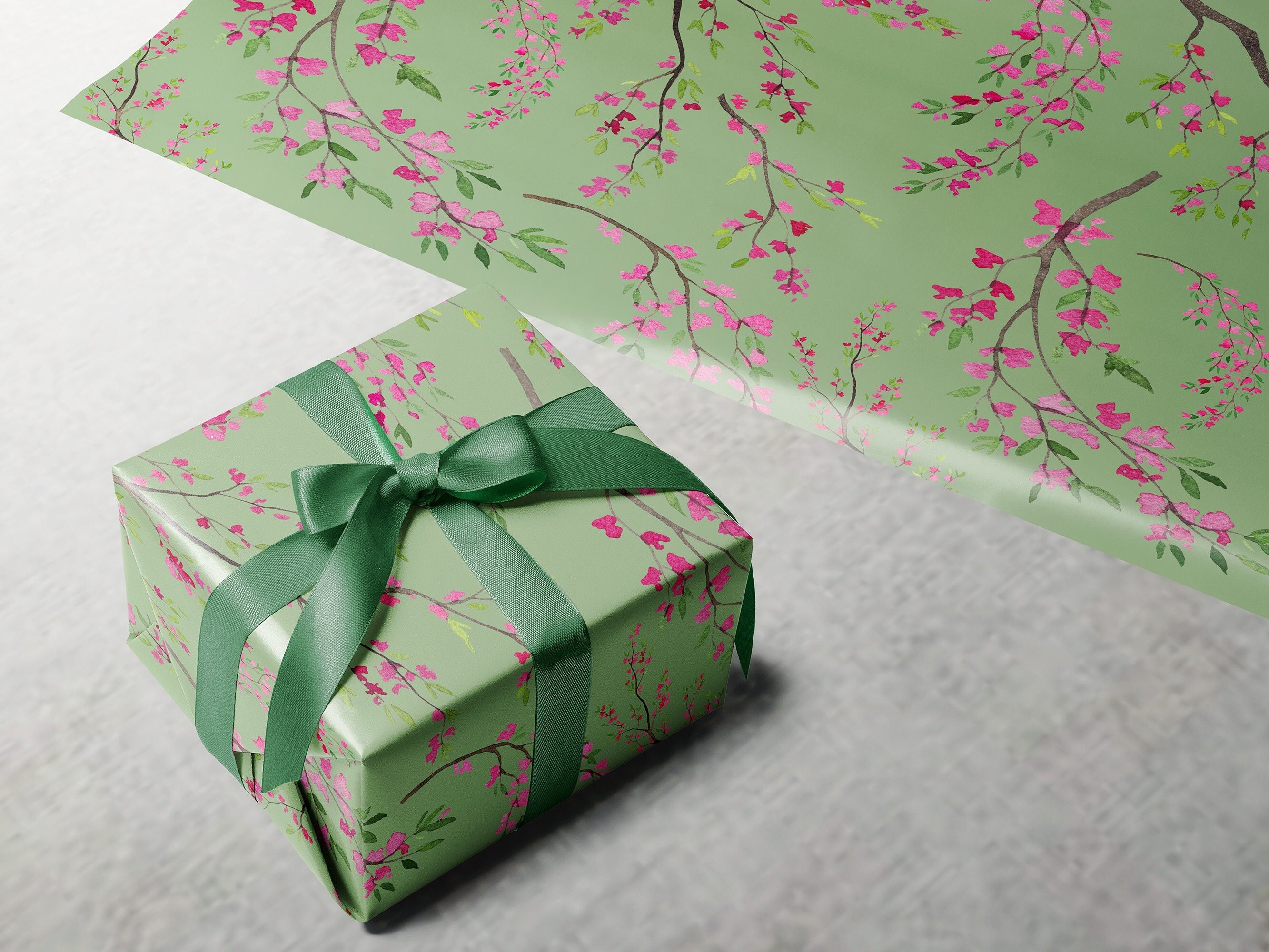 Sakura Wrapping Paper Cherry Blossom Gift Wrap Birthday - Etsy UK