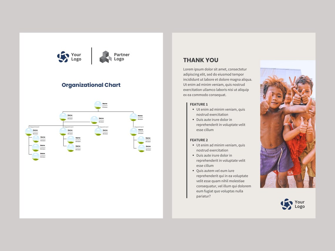 Non-profit Impact Report Digital Download | Editable Canva Template ...