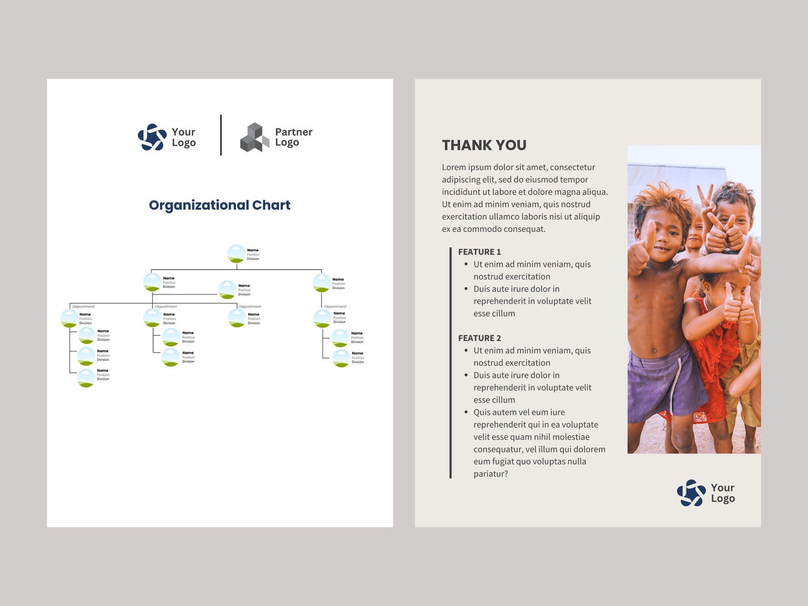 Non-profit Impact Report Digital Download | Editable Canva Template ...