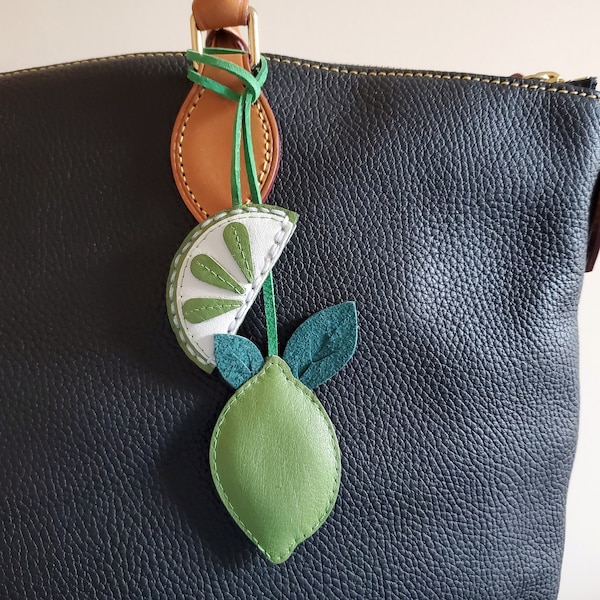 Lime Green Keychain - Etsy