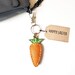 Handmade Carrot Keychain, Leather Keychain, Farmers Market, Veggies ...