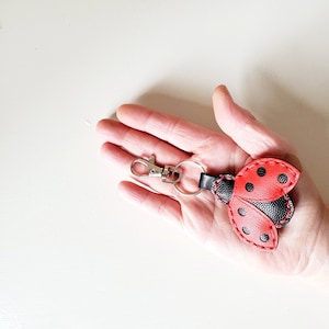 Lady Bug, Leather Purse Charm, Cute Bag Charm, Miraculous Ladybug ...
