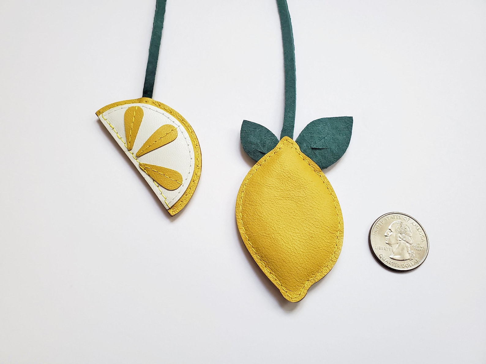 Lemon Handbag Charm Kawaii Keychain Leather Handbag Decor - Etsy