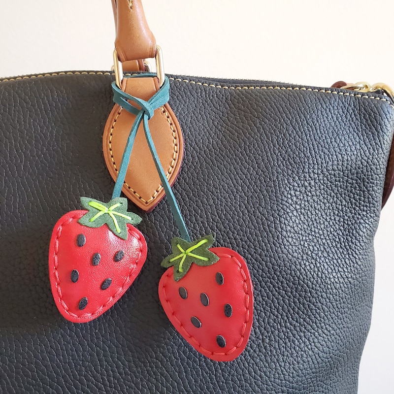 Strawberry Leather - Etsy
