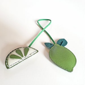 Lime Handbag Charm Kawaii Keychain Leather Handbag Decor Mothers Day ...