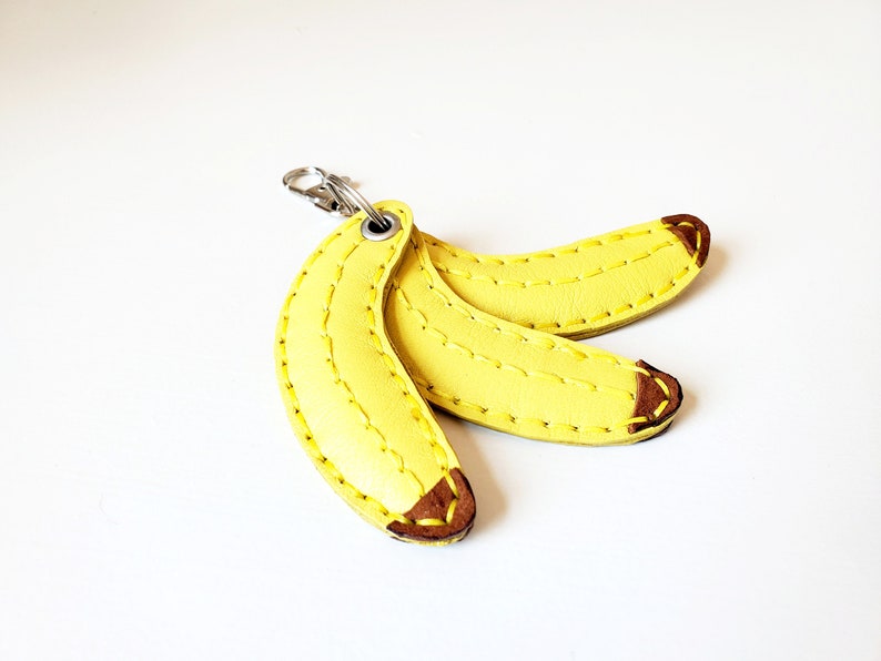 Banana Decor Handbag Charms Leather Purse Charm Banana Handbag Charm ...