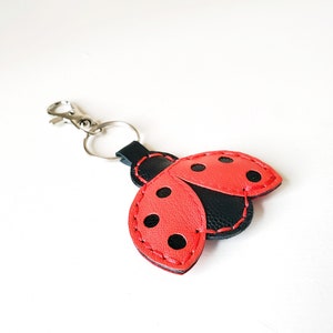 Lady Bug, Leather Purse Charm, Cute Bag Charm, Miraculous Ladybug ...