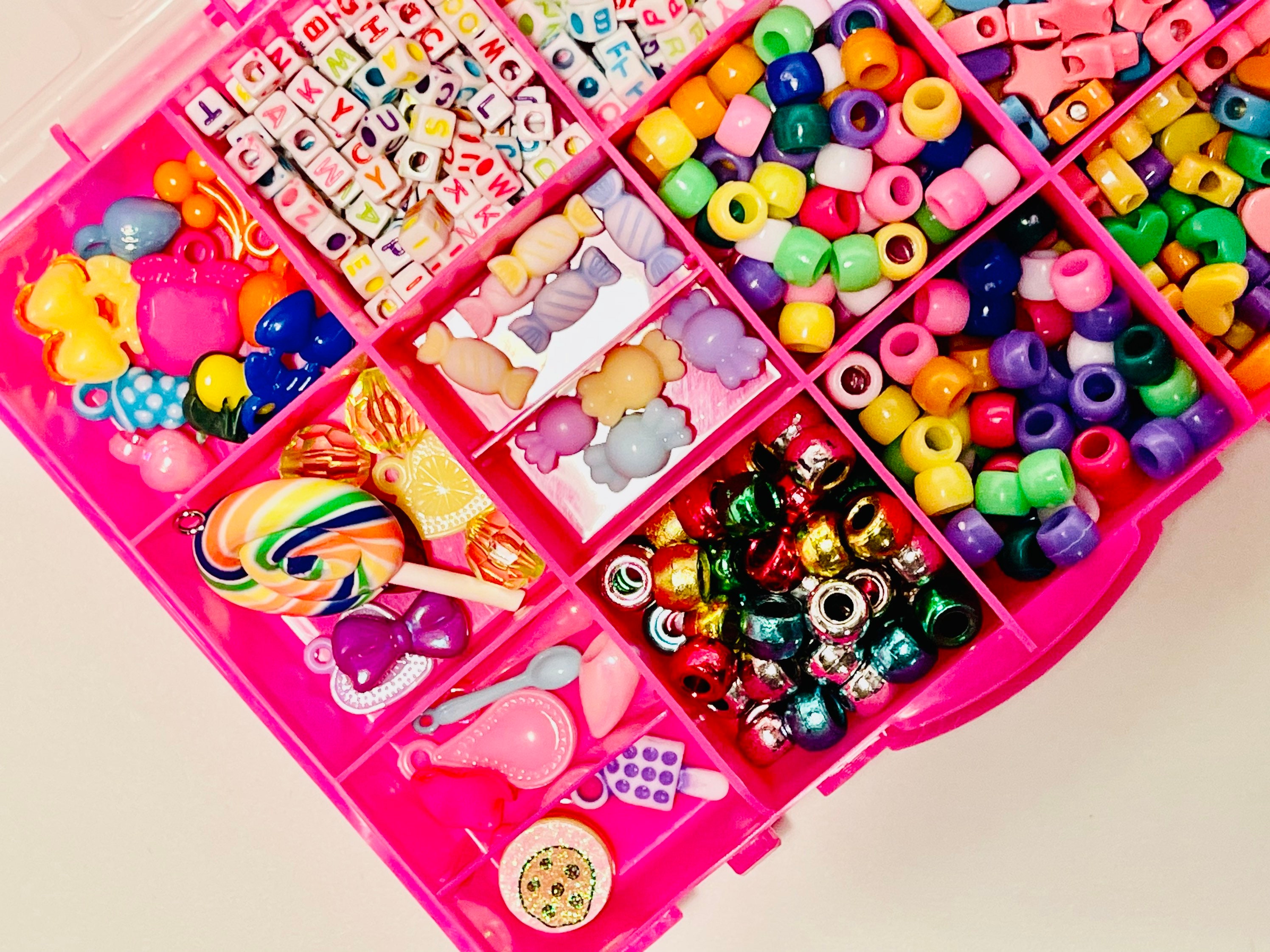 Rainbow Candyland Jewelry Making Kit Candy Necklace Kit | Etsy