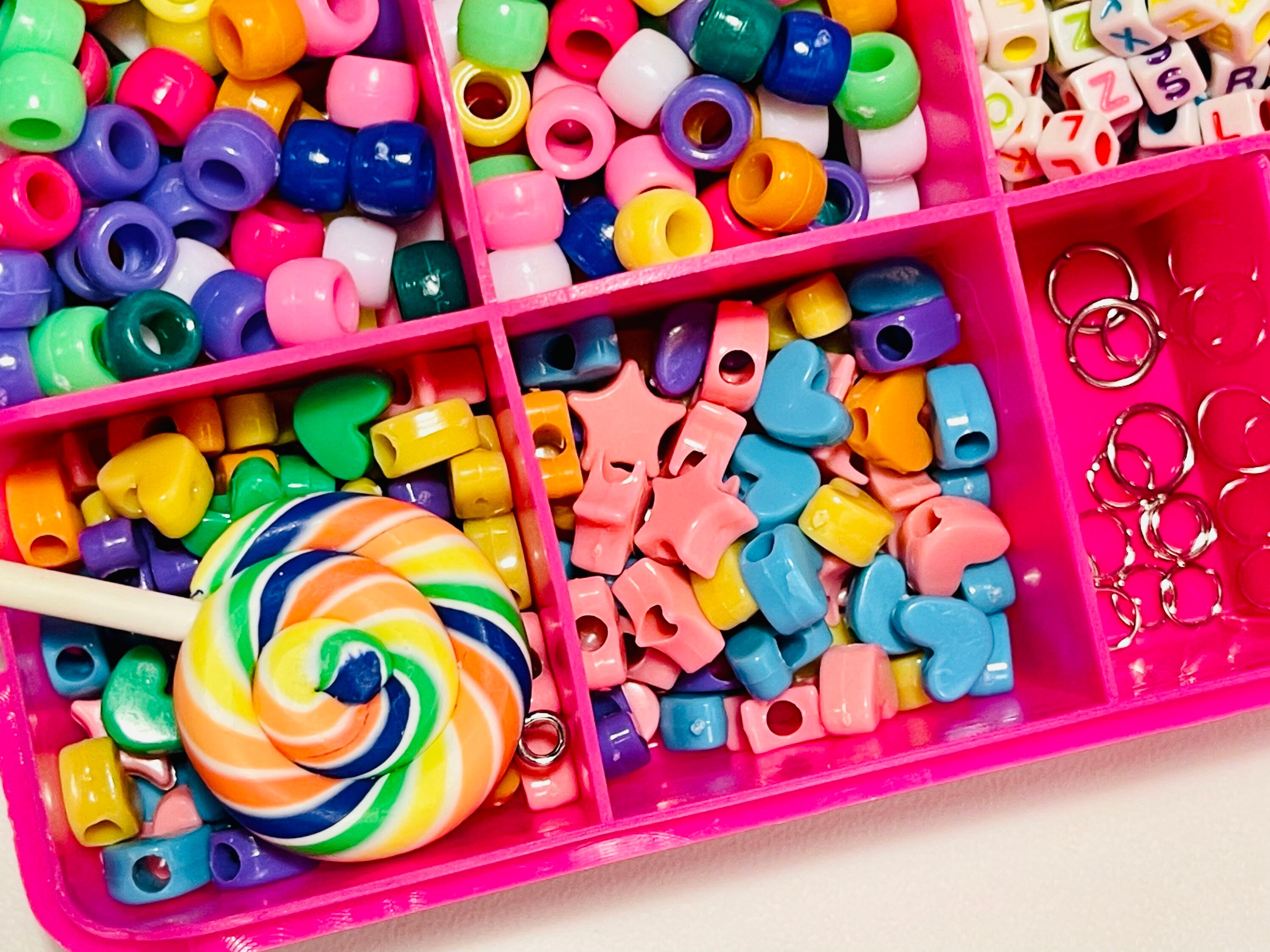 Rainbow Candyland Jewelry Making Kit Candy Necklace Kit | Etsy