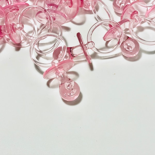 Pink Pacifier - Etsy