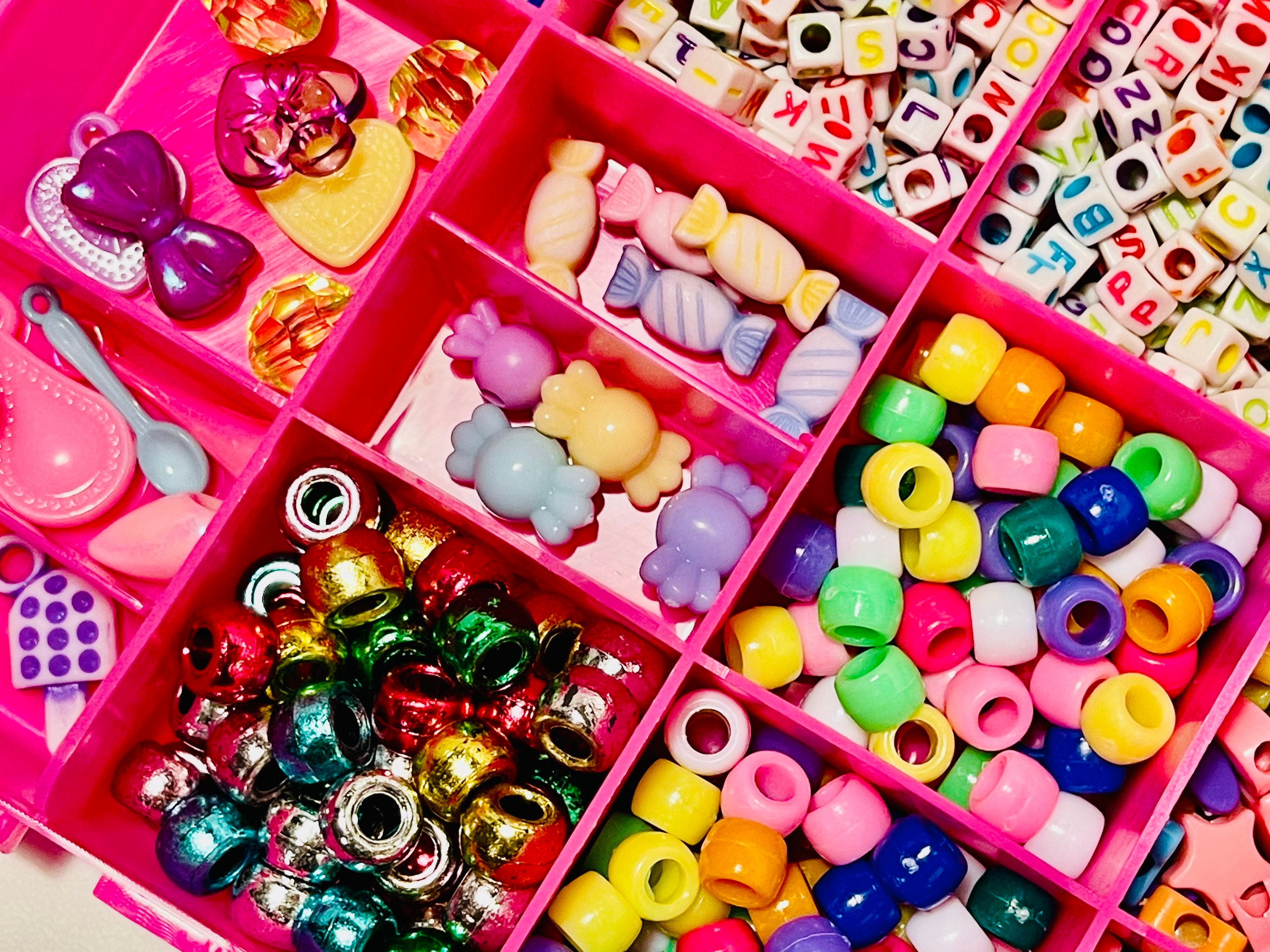 Rainbow Candyland Jewelry Making Kit Candy Necklace Kit | Etsy