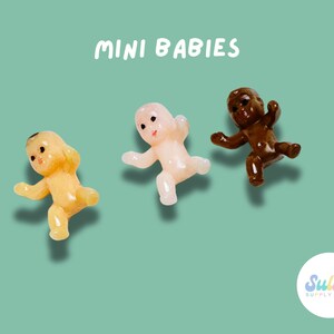 Micro Miniature Babies - Set of 10/20/30 | for Baby Shower Decor, Doll ...
