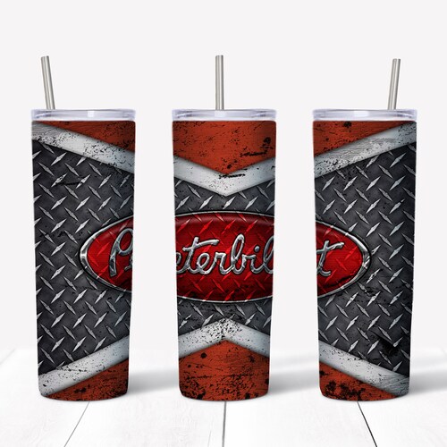 Straight Sublimation Tumbler Peterbilt Png Design | Etsy