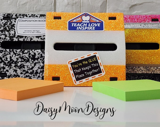 Teacher Note Dispenser, Pop-up Note Dispenser, School Themed Note ...