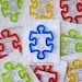 Autism Awareness Puzzle Piece Bookmarks: Glitter Acrylic Paperclips ...