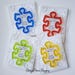 Autism Awareness Puzzle Piece Bookmarks: Glitter Acrylic Paperclips ...