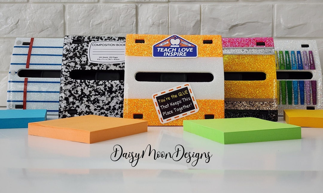 Teacher Note Dispenser, Pop-up Note Dispenser, School Themed Note ...